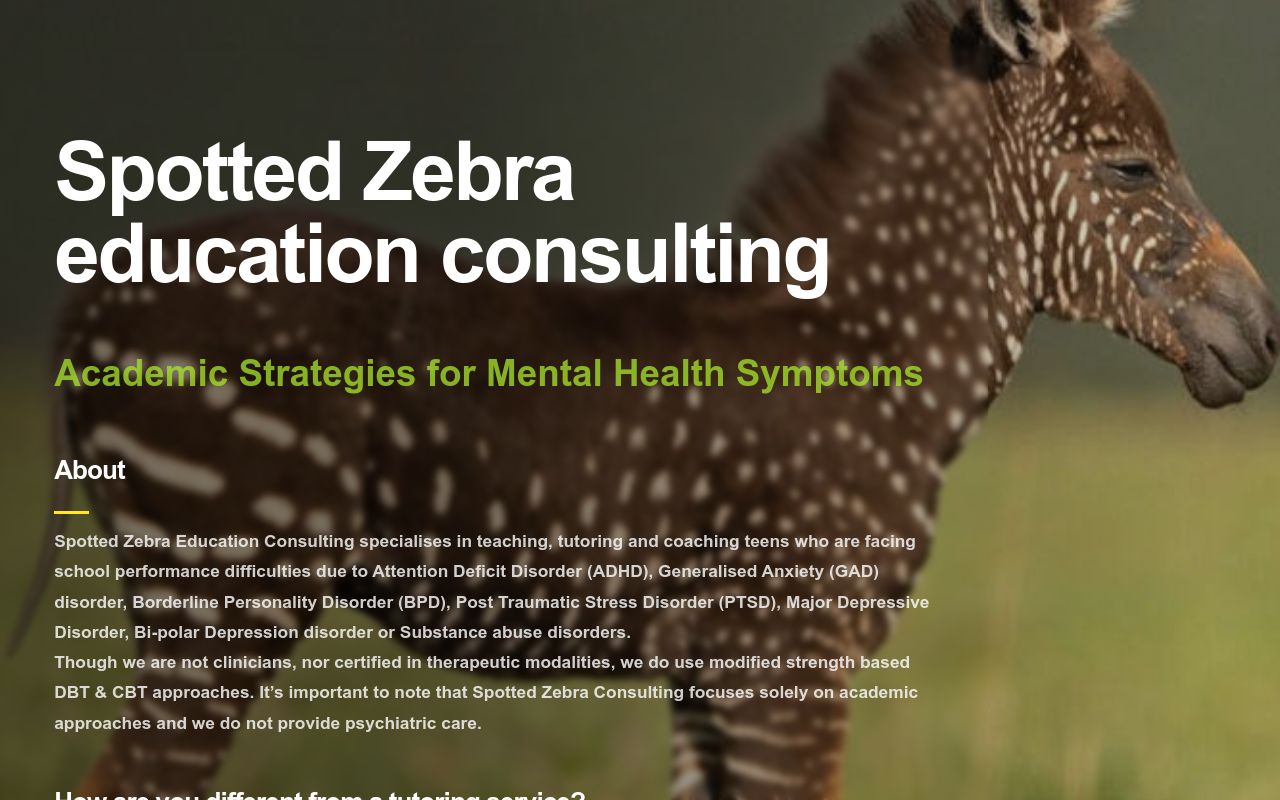 spotted Zebra Education Consulting